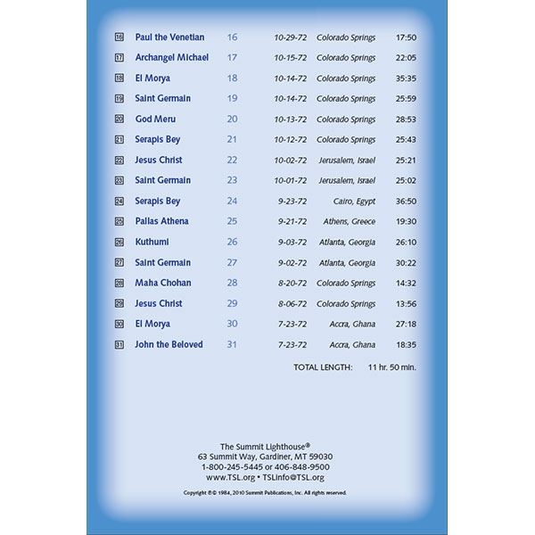 Only Mark 1 - MP3 - Mark Prophet|The Summit Lighthouse Spiritual Store