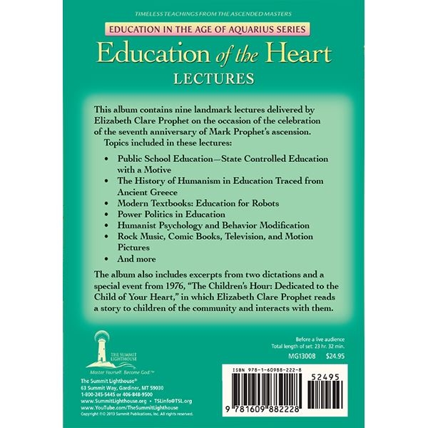 Education of the Heart (Lectures) - MP3|The Summit Lighthouse Spiritual ...
