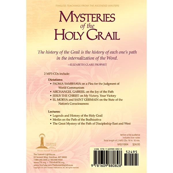 Mysteries of the Holy Grail - MP3 (Easter 1984)|The Summit Lighthouse ...