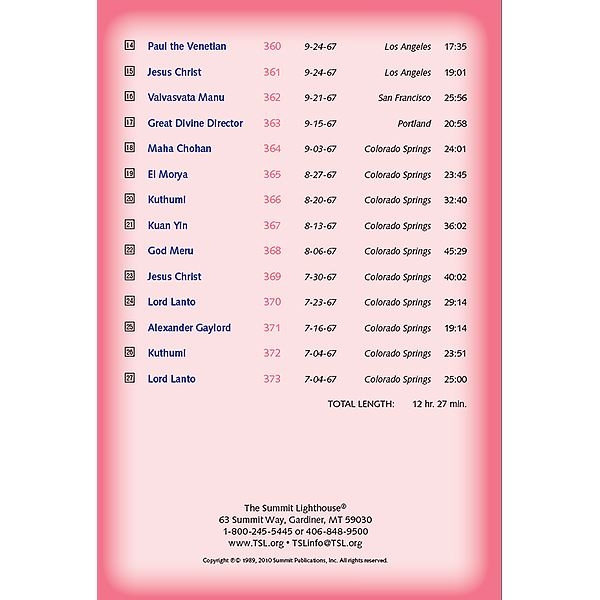 Only Mark 12 - MP3 - Mark Prophet|The Summit Lighthouse Spiritual Store