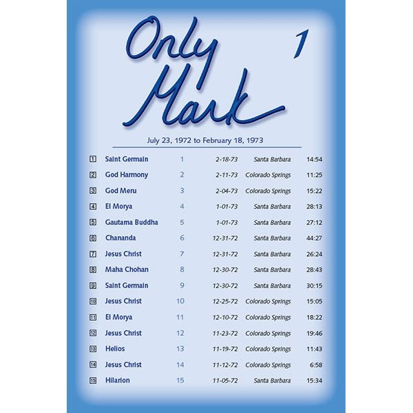 Only Mark 1 - MP3 - Mark Prophet|The Summit Lighthouse Spiritual Store