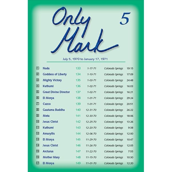 Only Mark 5 - MP3 - Mark Prophet|The Summit Lighthouse Spiritual Store