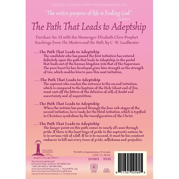 The Path That Leads to Adeptship, Darshan 13 - DVD|The Summit ...