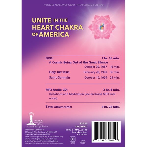 Unite in the Heart Chakra of America (Harvest 2018) - DVD/MP3|The ...
