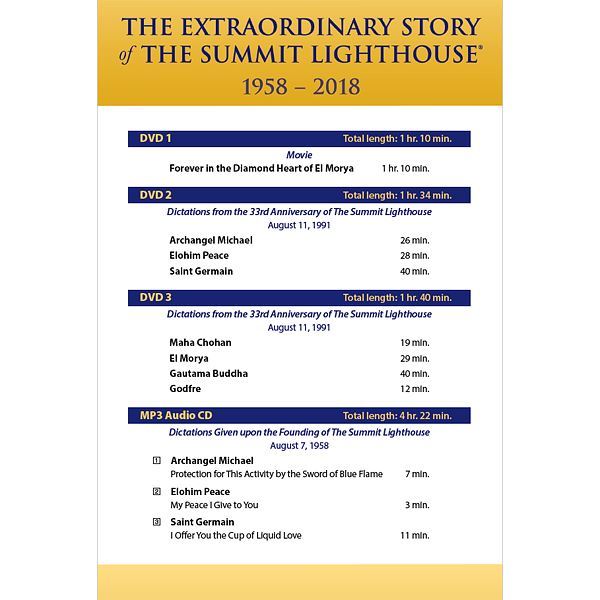 Story of The Summit Lighthouse DVDs-MP3|The Summit Lighthouse Spiritual ...
