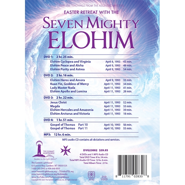 Easter Retreat with Seven Mighty Elohim|The Summit Lighthouse Spiritual ...