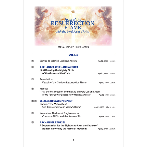 Feast of the Resurrection Flame - DVD/MP3 (Easter 1980)|The Summit Lighthouse Spiritual Store