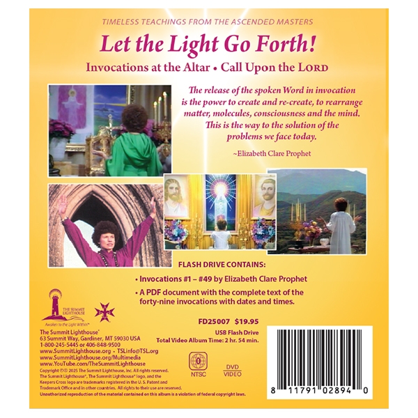 Let the Light Go Forth | Elizabeth Clare Prophet | USB Flash Drive|The ...