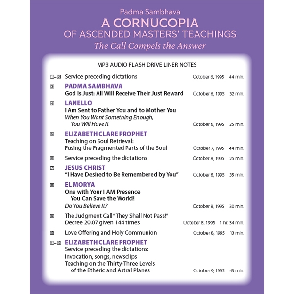 Padma Sambhava - A Cornucopia of AM Teachings USB (Harvest 1995) |The ...